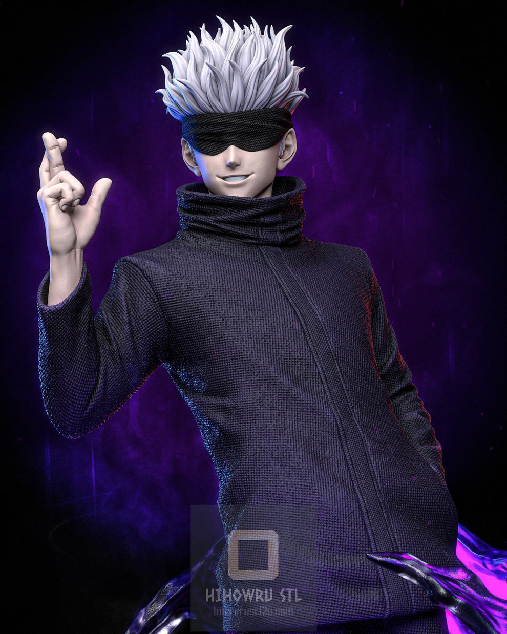 4860 Satoru Gojo - Jujutsu Kaisen - STL 3D Print Files – My Stl
