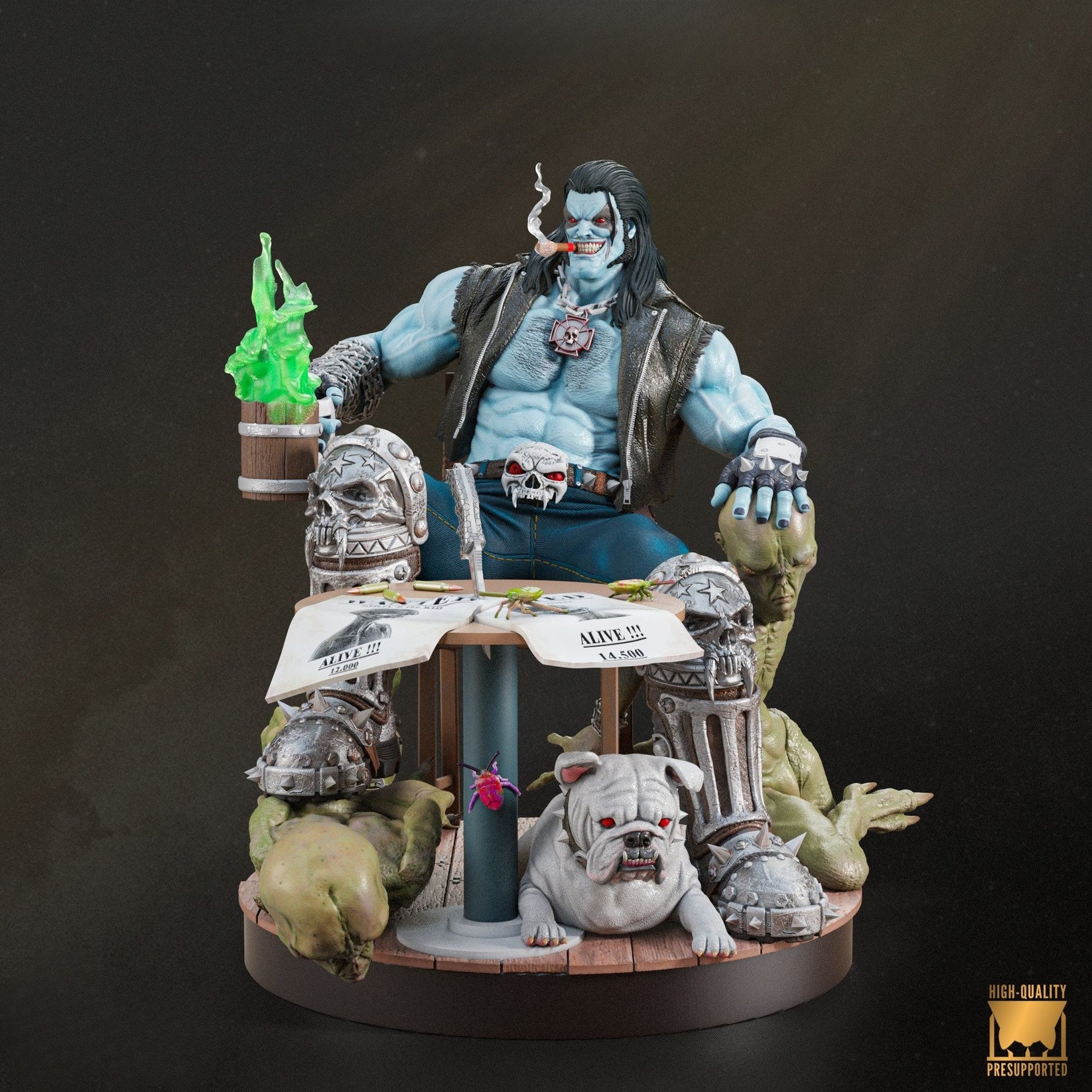 3965 Lobo - DC Comics - STL 3D Print Files – My Stl