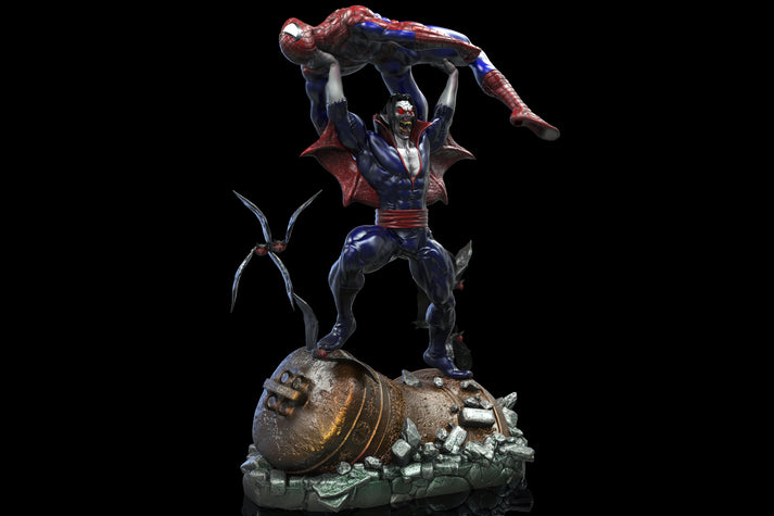 1752 Morbius VS Spider-man - Marvel Comics - STL 3D Print Files – My Stl