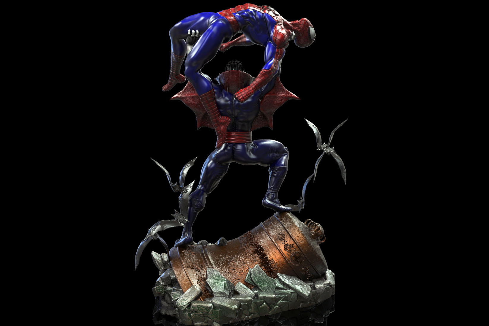 1752 Morbius VS Spider-man - Marvel Comics - STL 3D Print Files – My Stl
