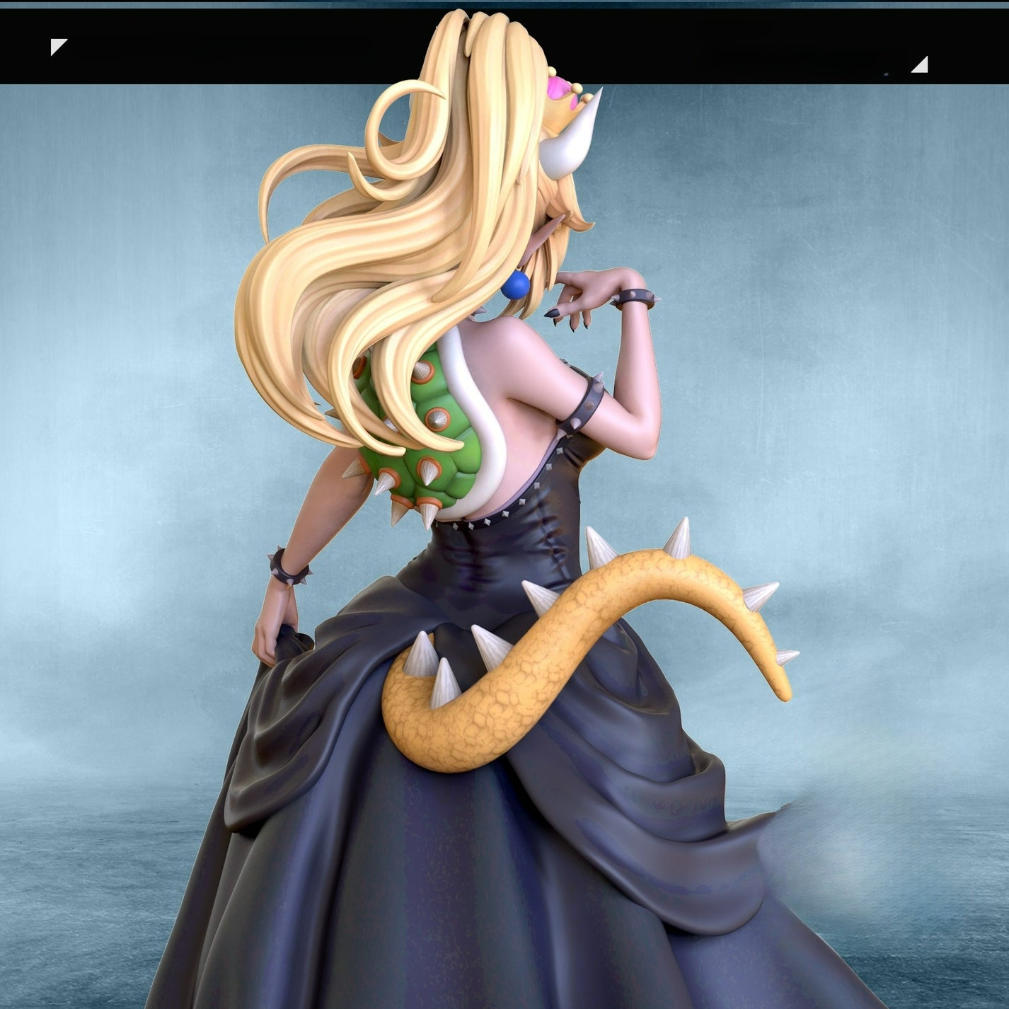 3416 Bowsette - Super Mario - STL 3D Print Files – My Stl