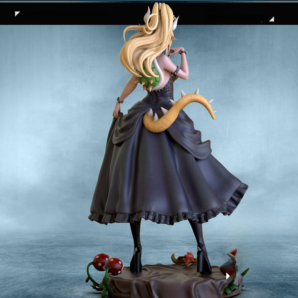 3416 Bowsette - Super Mario - STL 3D Print Files – My Stl