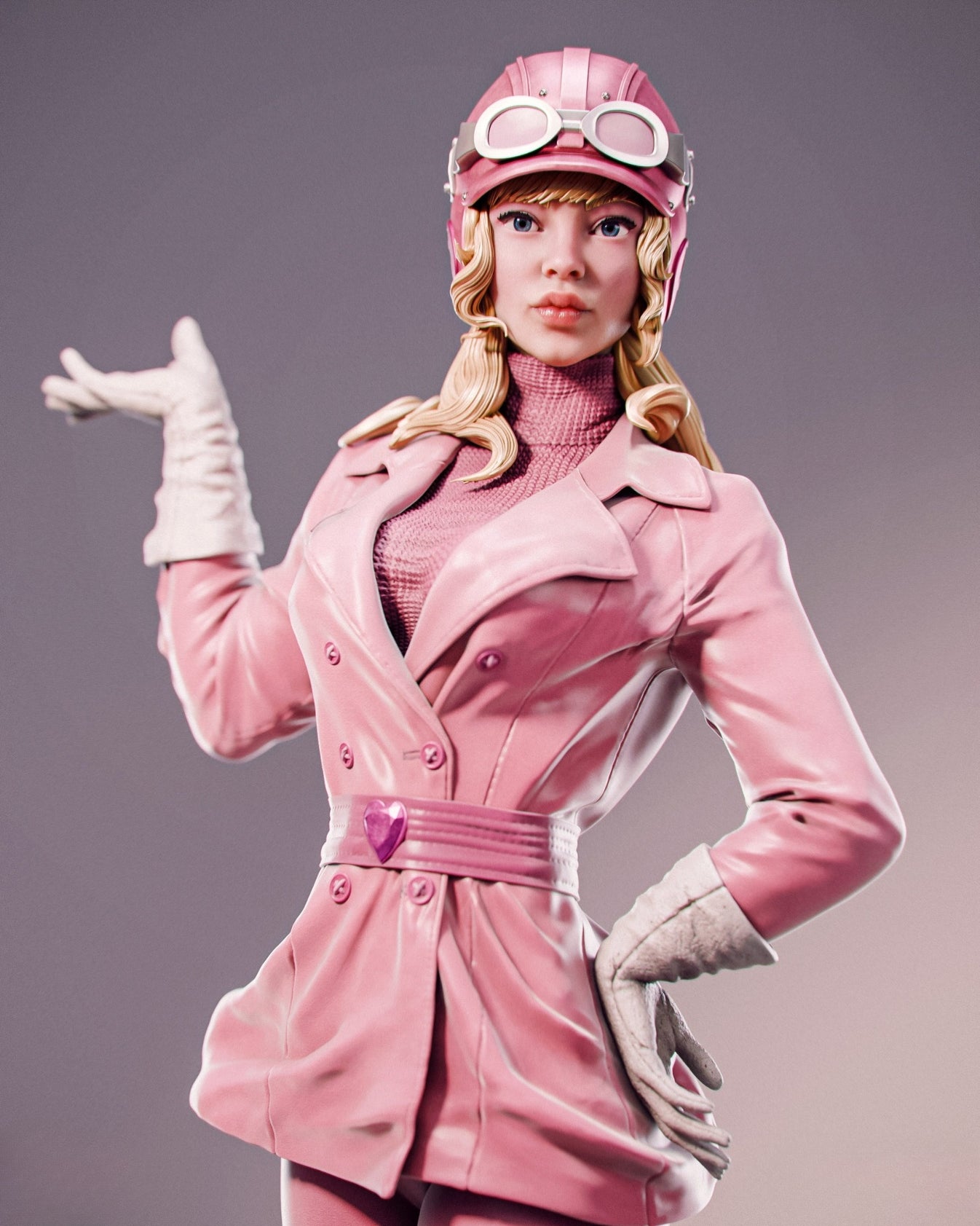 3409 Penelope Pitstop - Wacky Races - STL 3D Print Files – My Stl