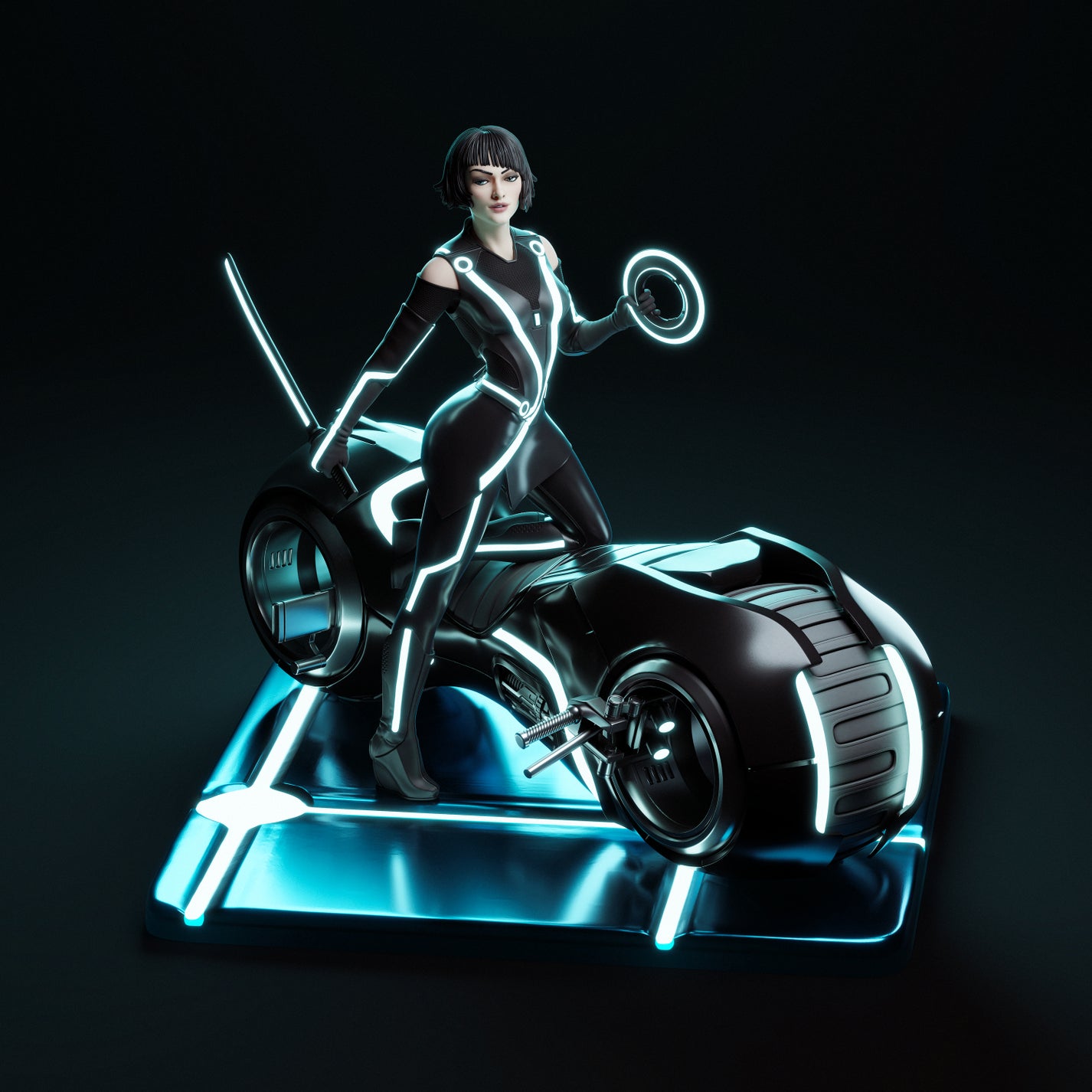 4242 Quorra - Tron - STL 3D Print Files – My Stl