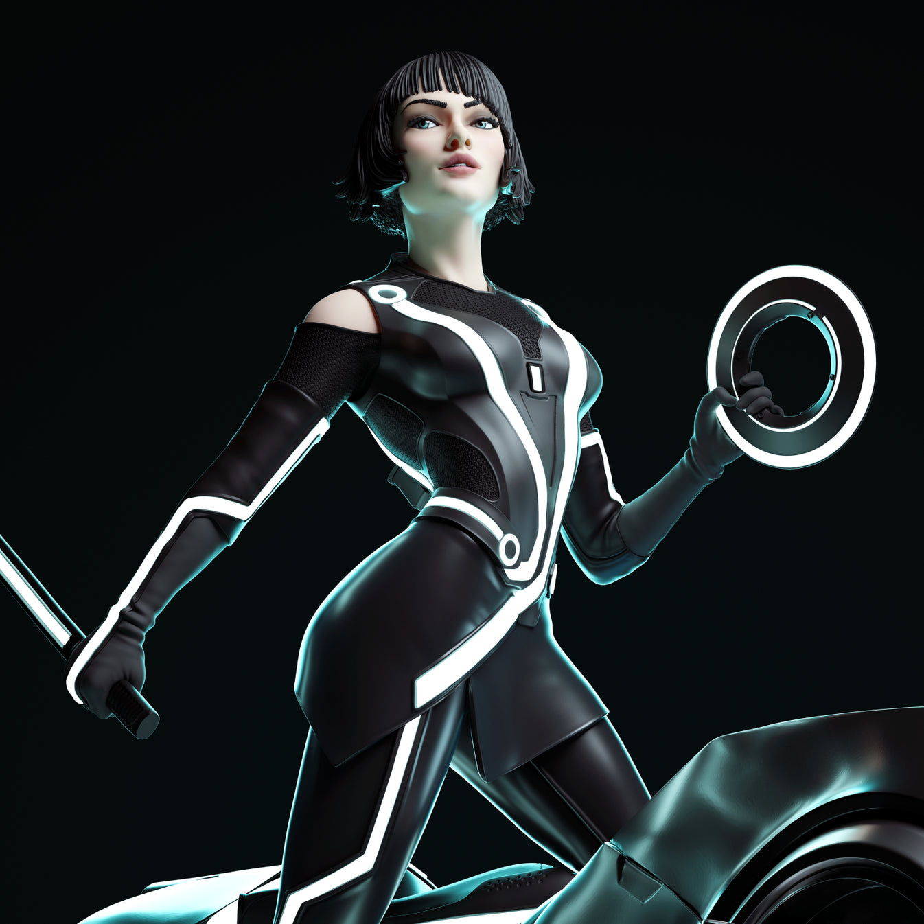 4242 Quorra - Tron - STL 3D Print Files – My Stl