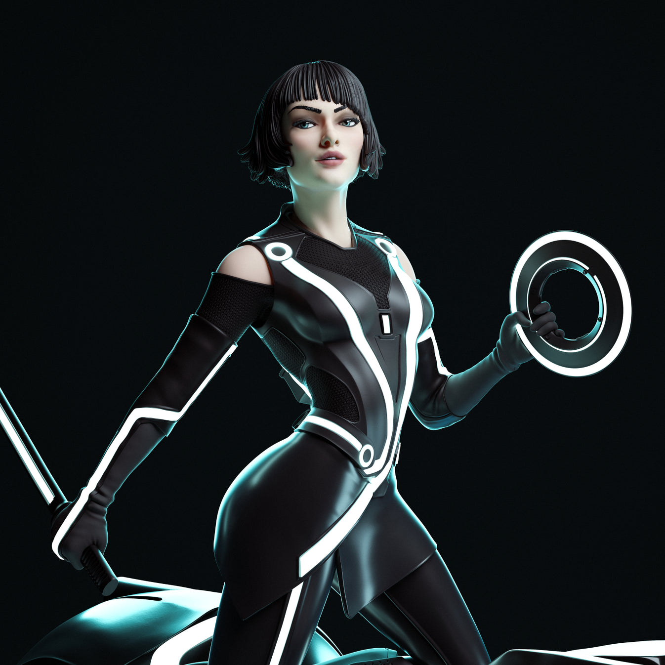4242 Quorra - Tron - STL 3D Print Files – My Stl