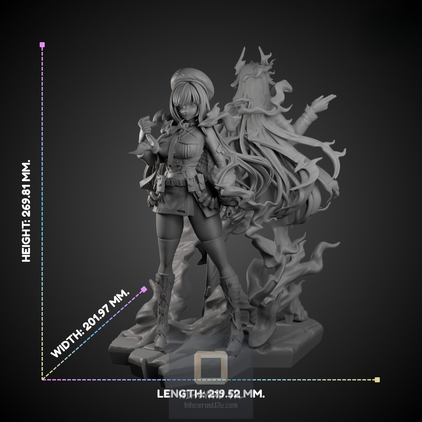 4609 Rapi - Nikke Goddess of Victory - STL 3D Print Files – My Stl