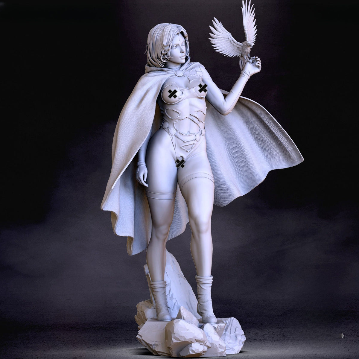 4273 Raven Nsfw Dc Comics Stl 3d Print Files My Stl