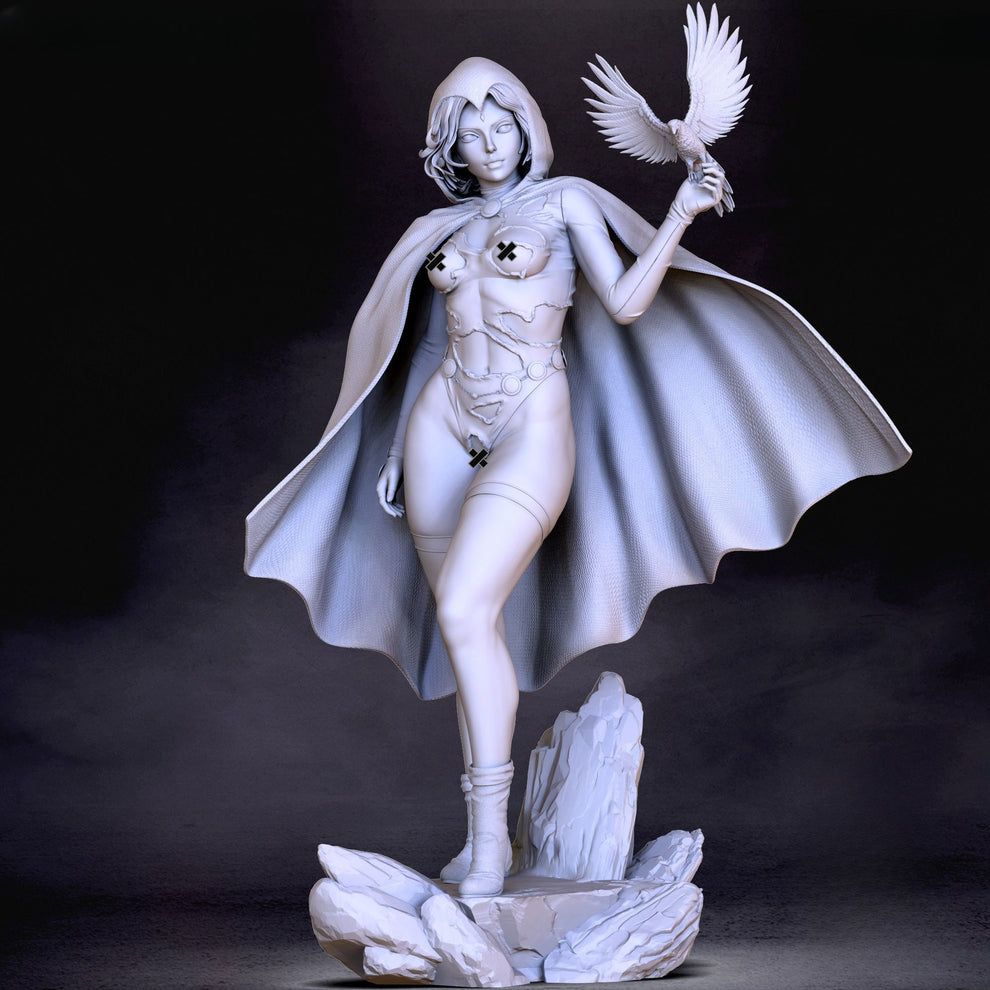 4273 Raven Nsfw Dc Comics Stl 3d Print Files My Stl