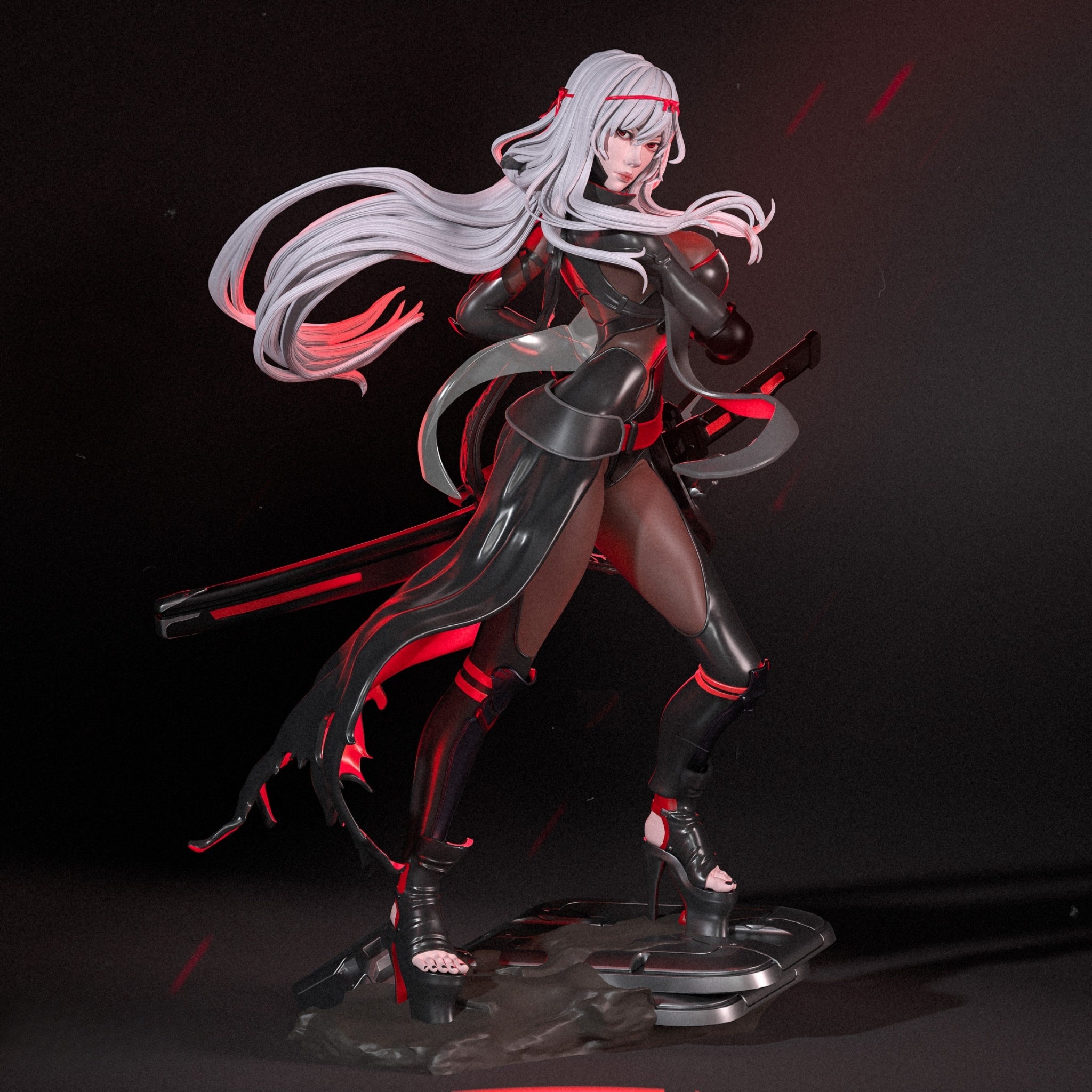 3276 Scarlet NSFW - Black Shadow - NIKKE - STL 3D Print Files – My Stl