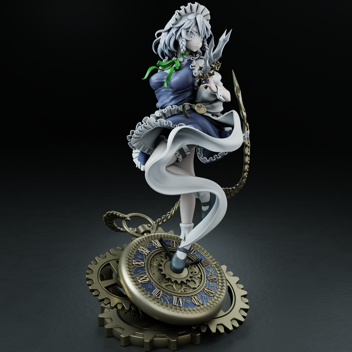 3196 Sakuya Izayoi NSFW - Touhou - STL 3D Print Files – My Stl