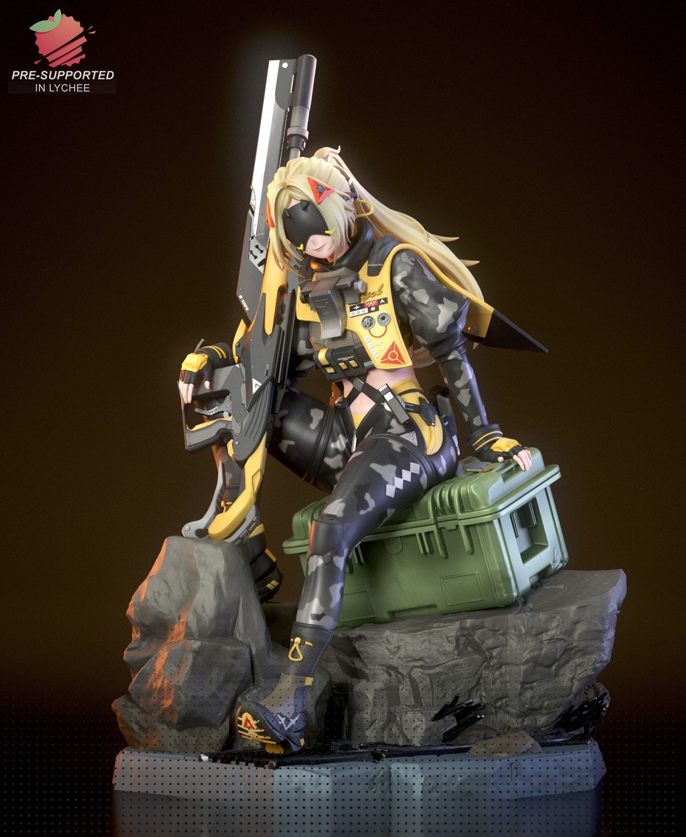 3934 Trigger - Zenless Zone Zero - STL 3D Print Files – My Stl