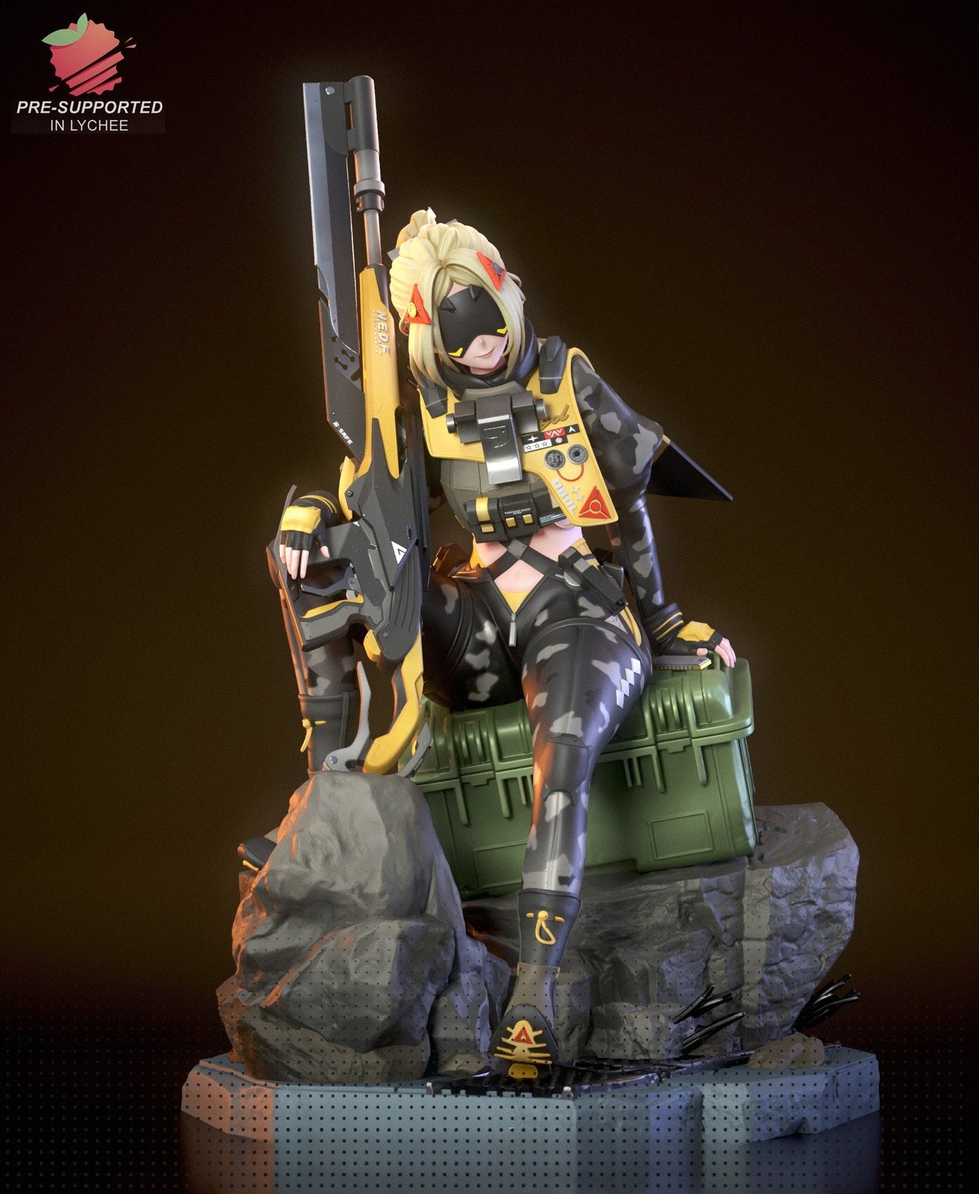 3934 Trigger - Zenless Zone Zero - STL 3D Print Files – My Stl