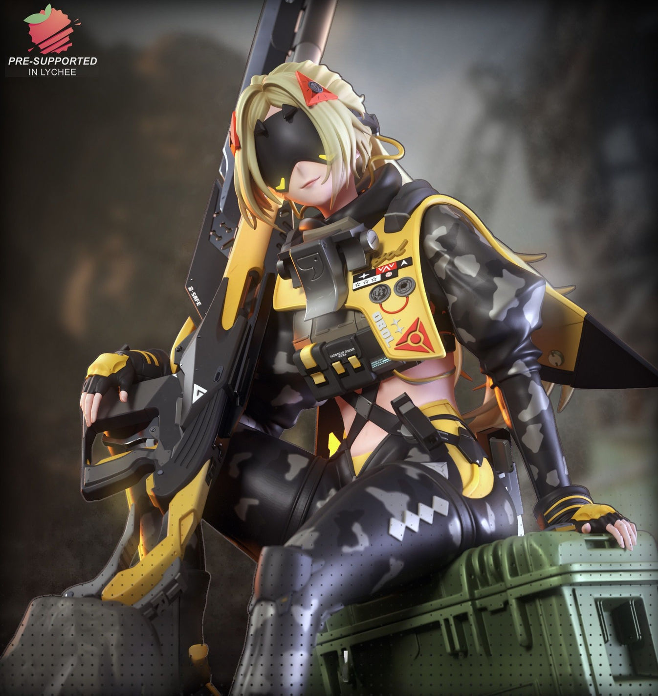 3934 Trigger - Zenless Zone Zero - STL 3D Print Files – My Stl