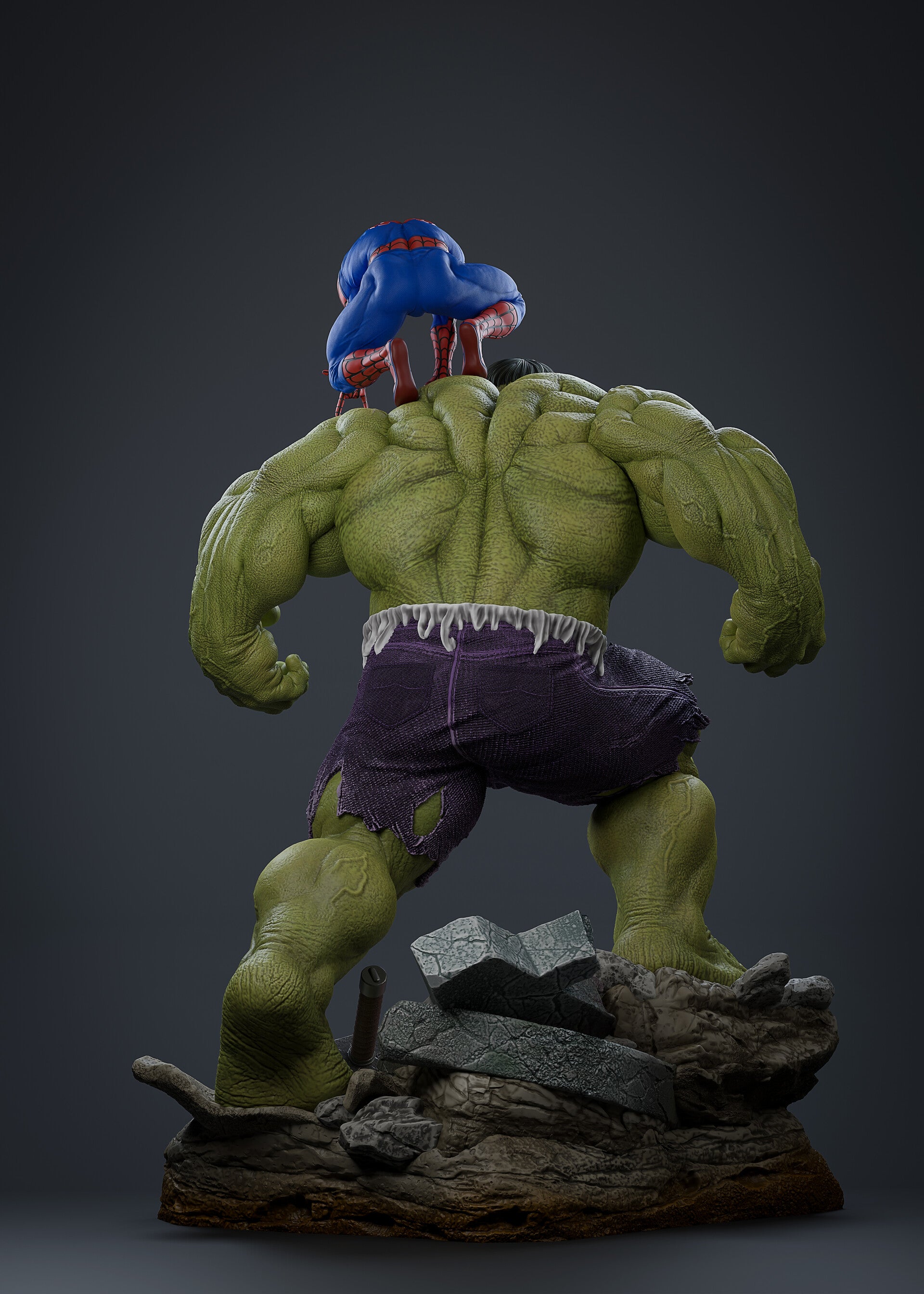 1727 Hulk AND Spider-Man - Marvel Comics - STL 3D Print Files – My Stl