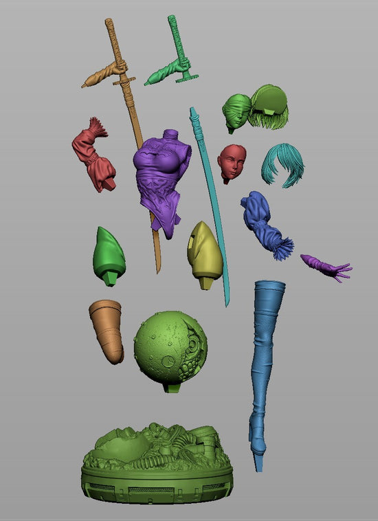 2111 2B - Nier Automata - STL 3D Print Files – My Stl