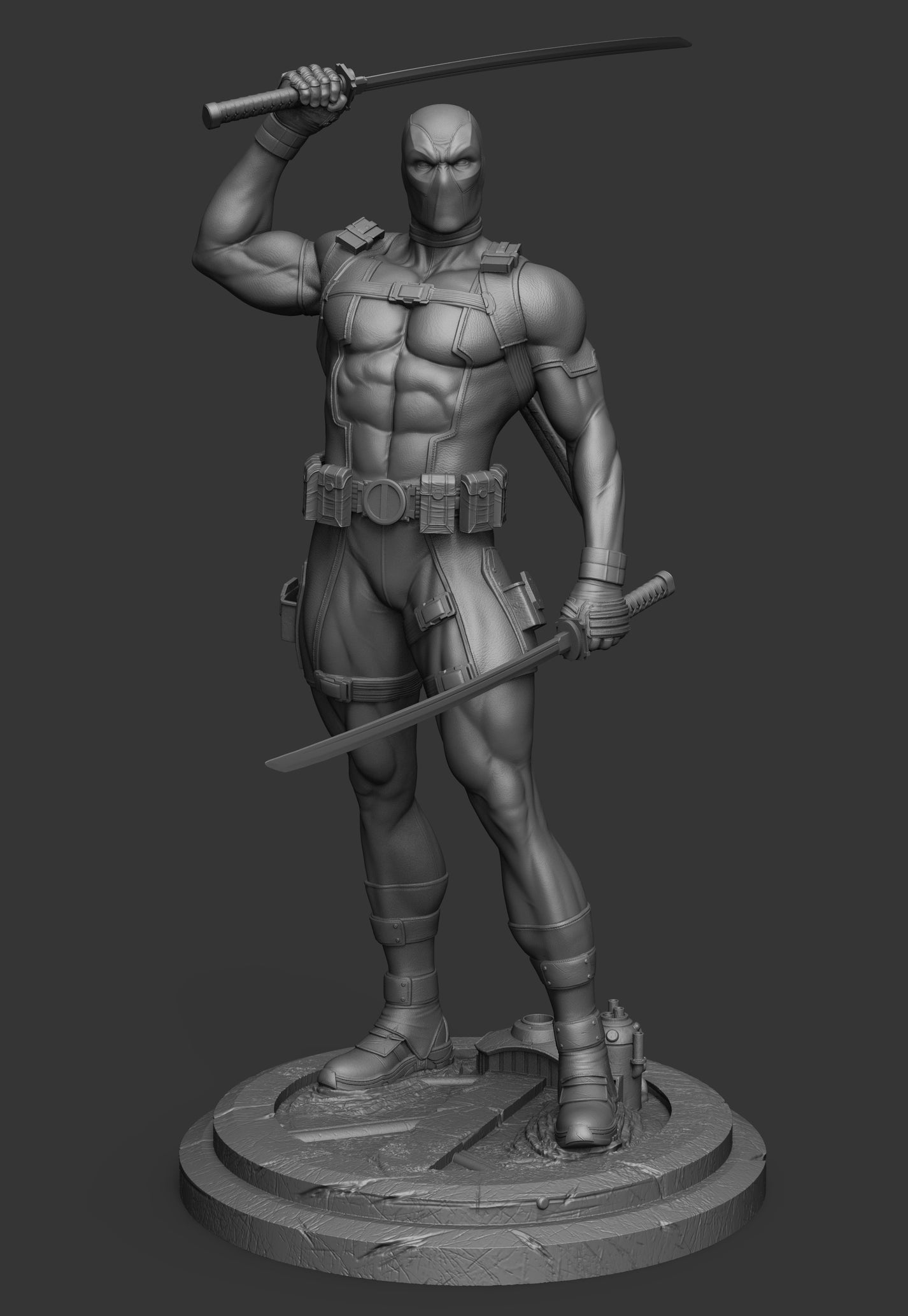 3129 Deadpool - Marvel Comics - STL 3D Print Files – My Stl