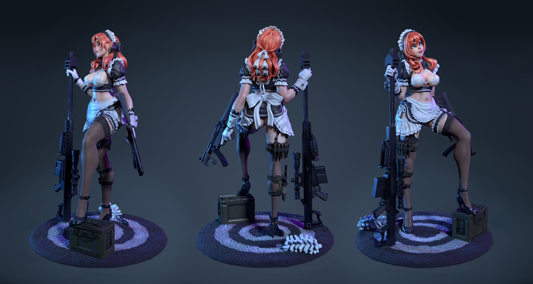 1917 Maid Astrid Pin-Up - STL 3D Print Files – My Stl