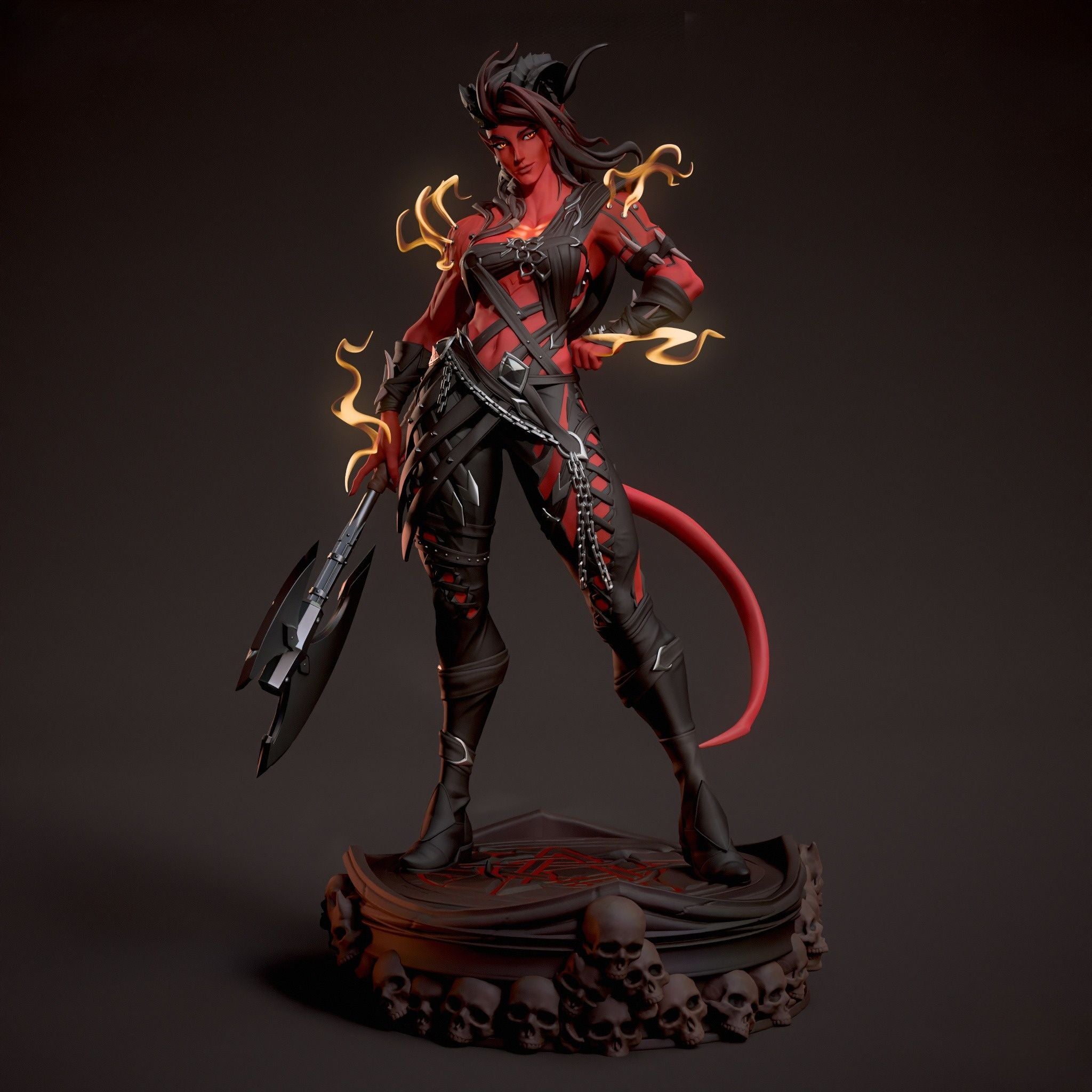 3906 Karlach - Baldurs Gate 3 - STL 3D Print Files – My Stl