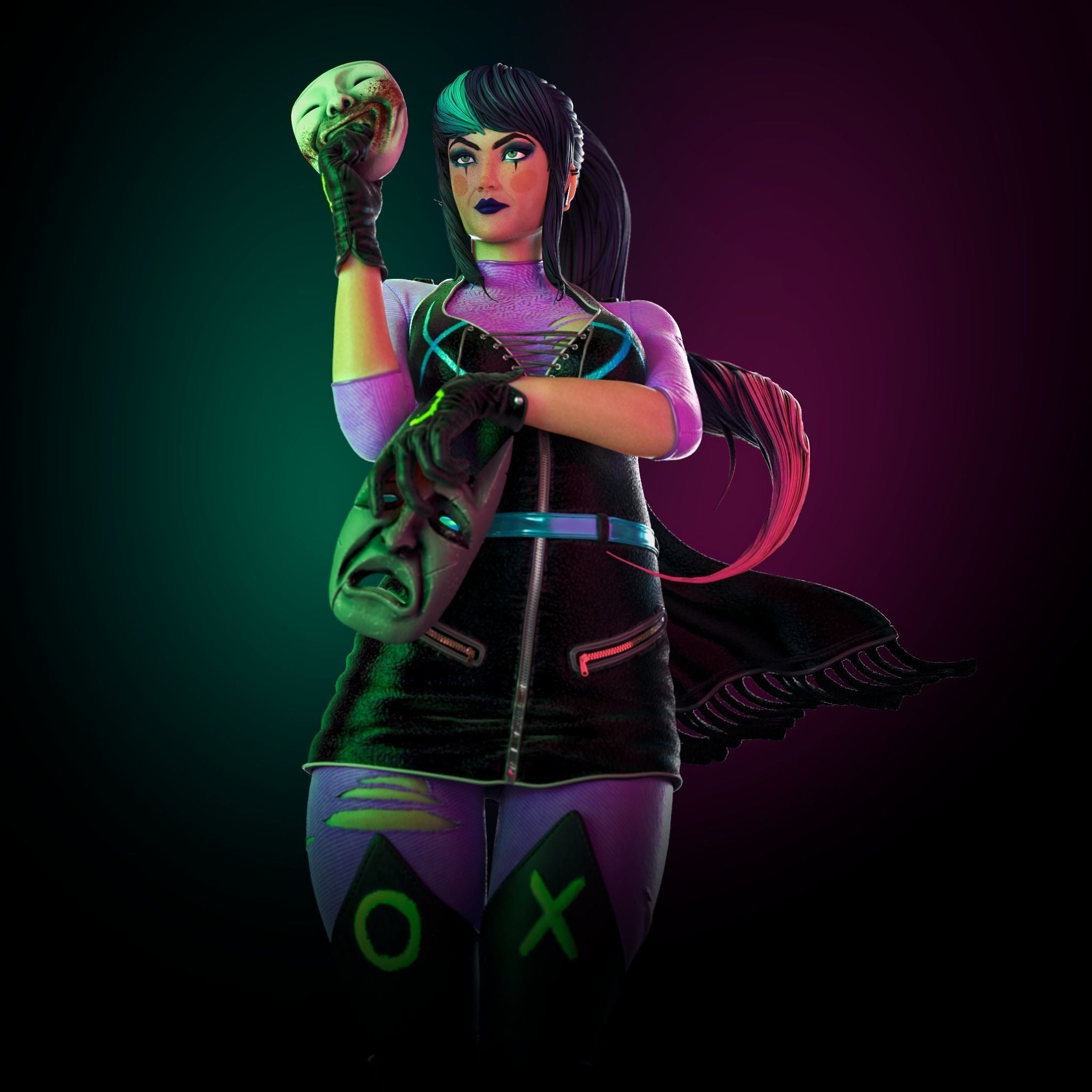 3017 Punchline - DC Comics - STL 3D Print Files – My Stl