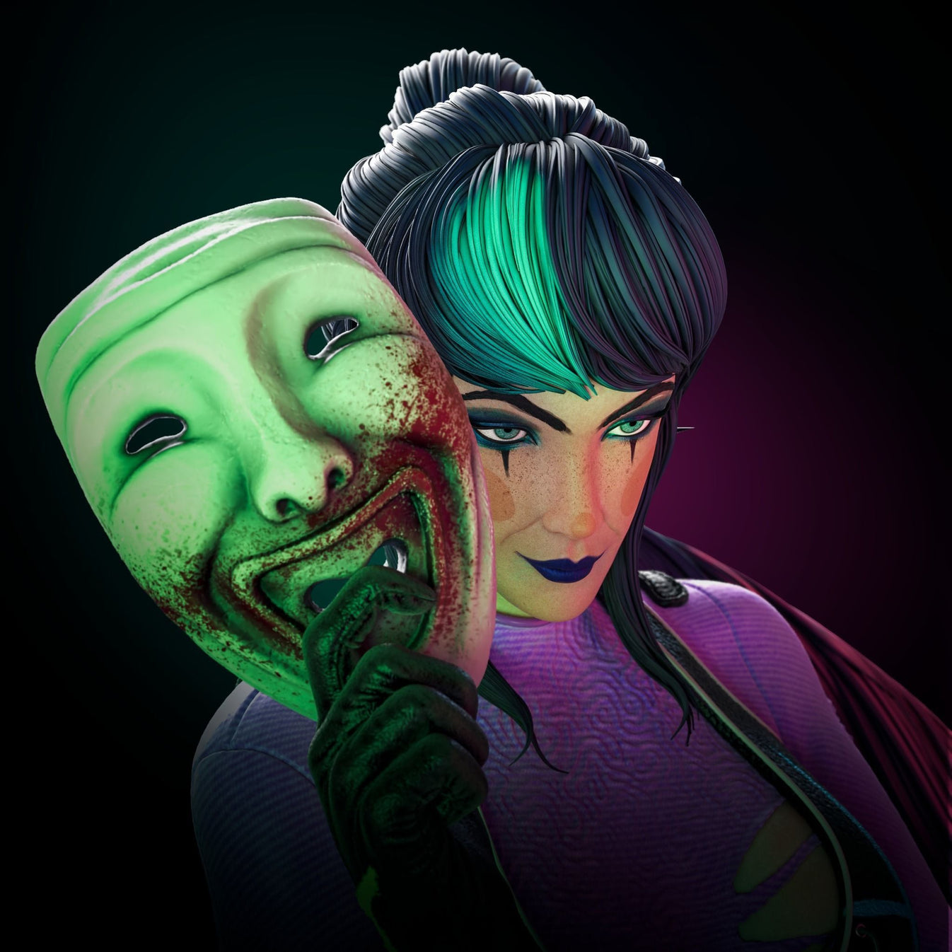 3017 Punchline - DC Comics - STL 3D Print Files – My Stl