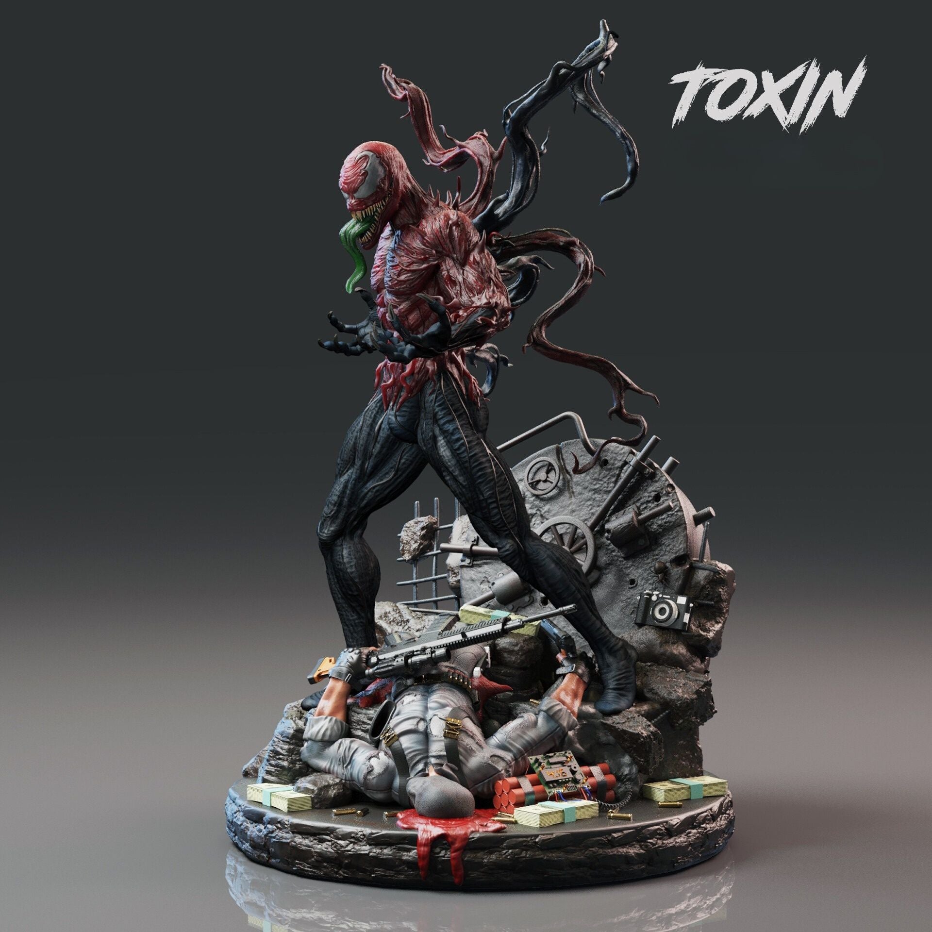 3858 Toxin - Marvel Comics - STL 3D Print Files – My Stl
