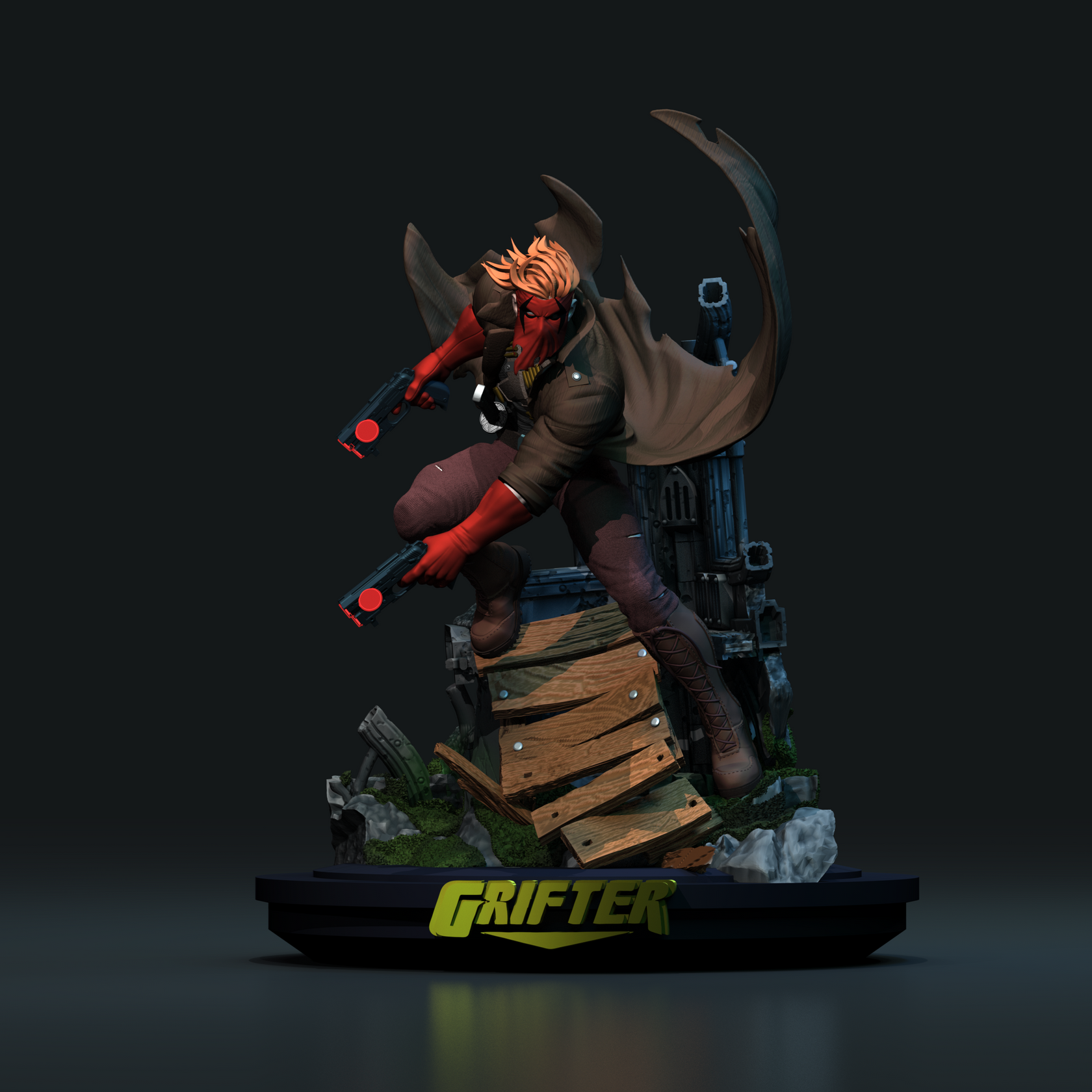 Grifter - Cole Cash - DC Comics - STL 3D Print Files – My Stl