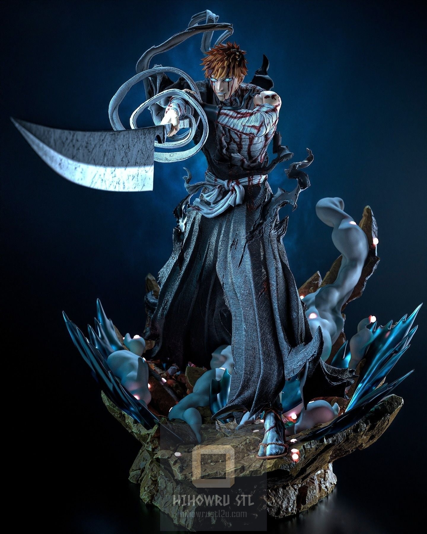 4517 Ichigo Kurosaki - Bleach - STL 3D Print Files – My Stl