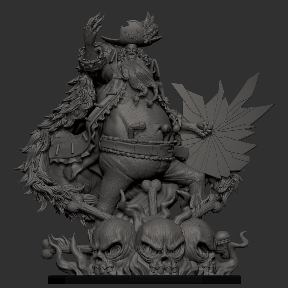 1779 Blackbeard - One Piece - STL 3D Print Files – My Stl