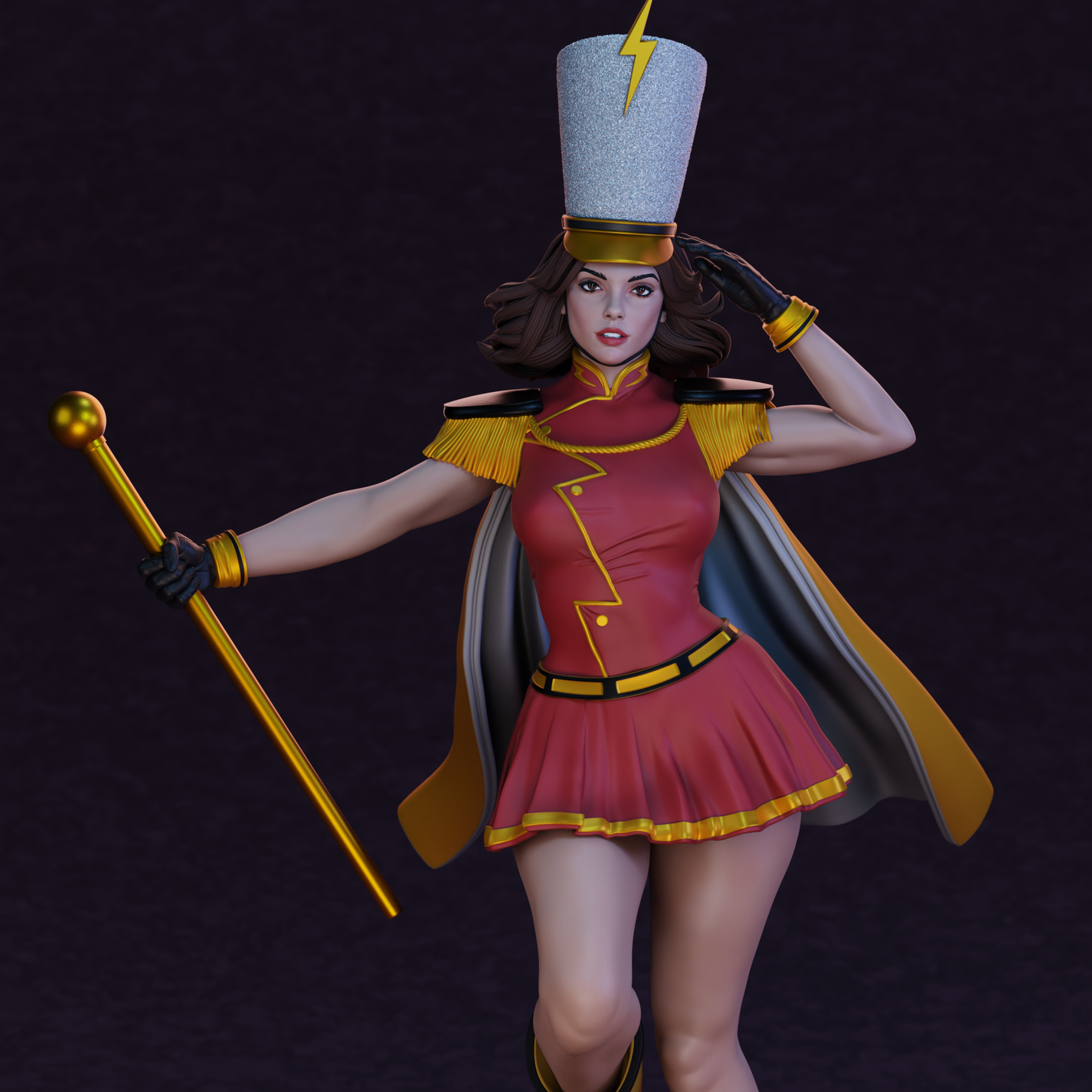 3887 Mary Shazam - DC Bombshells - STL 3D Print Files – My Stl