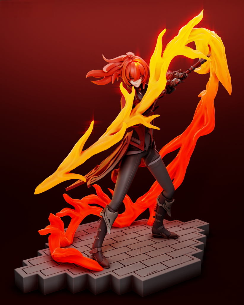 Diluc - Genshin Impact - STL 3D Print Files – My Stl