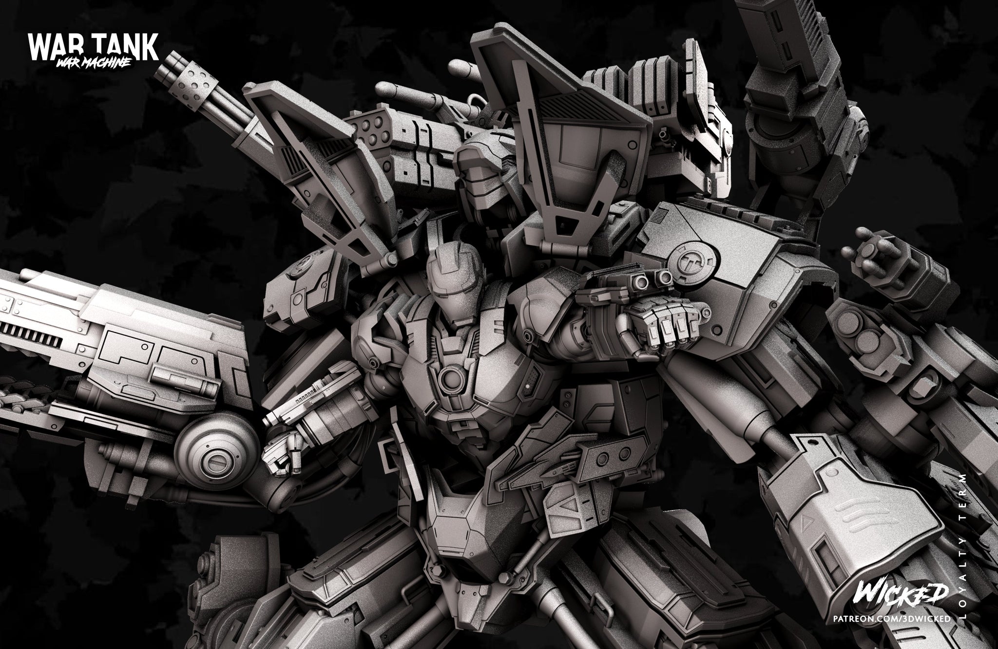 The War Tank - War Machine - STL 3D Print Files – My Stl