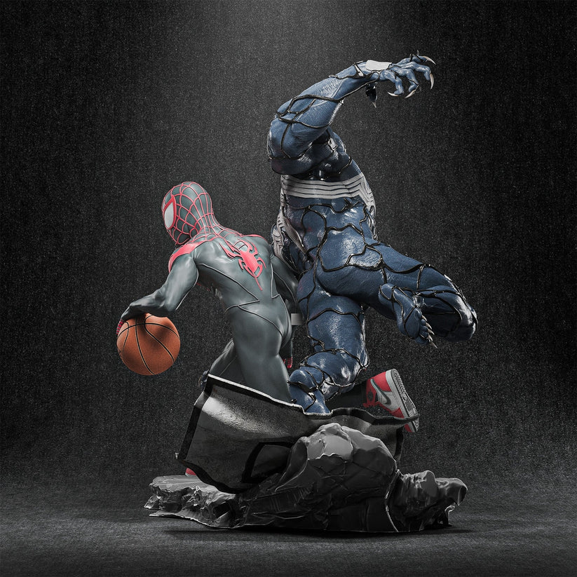 1459 Spiderman Miles Morales VS Venom - Marvel Comics - STL 3D Print F ...