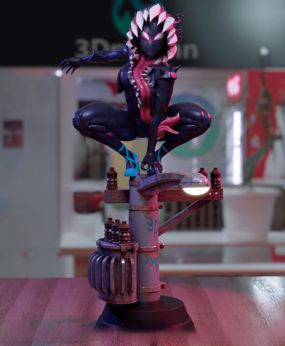 Spider Gwen Nsfw Venom Gwen Stl 3d Print Files My Stl