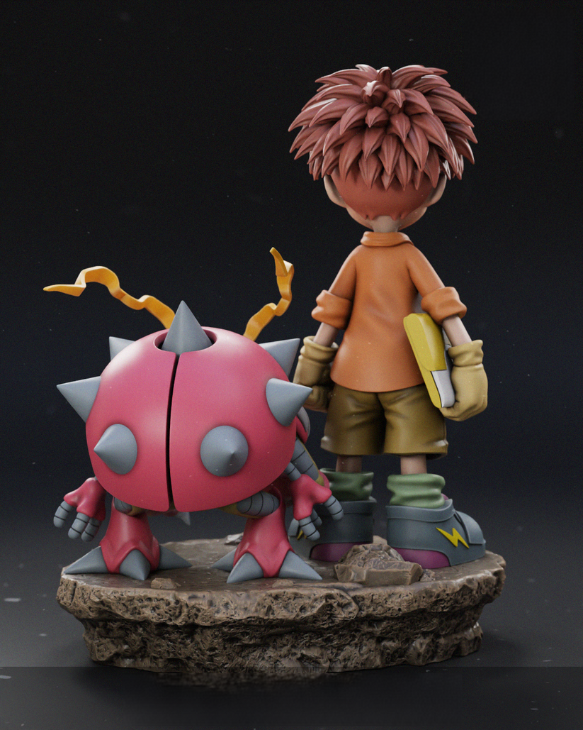 Izzy And Tentomon - Digimon - STL 3D Print Files – My Stl