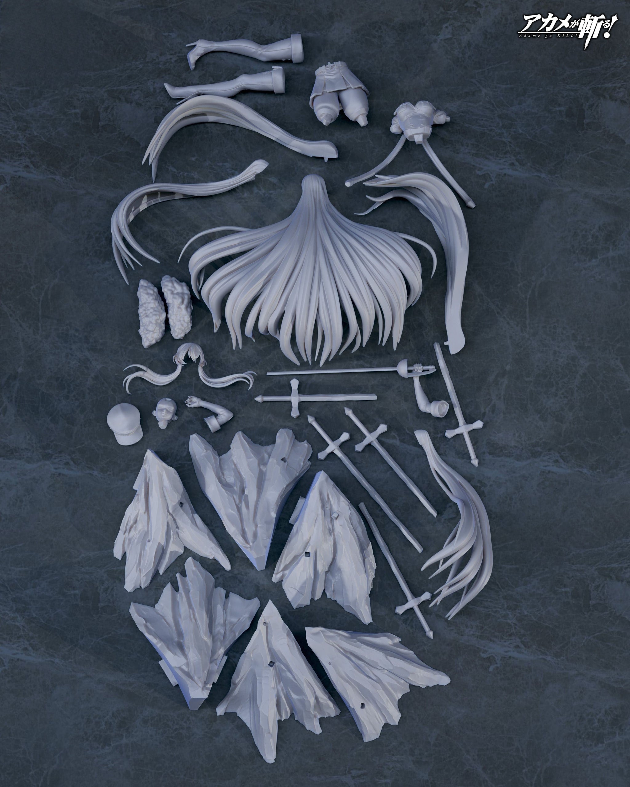 Esdeath - Akame Ga Kill! - STL 3D Print Files – My Stl