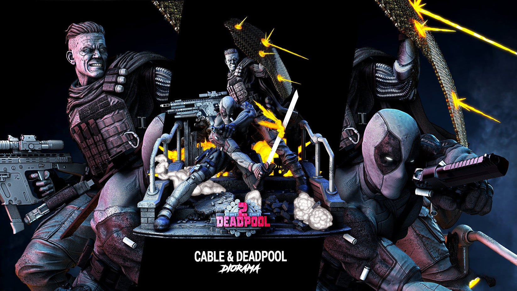 Deadpool Sculpture - Marvel Comics - STL 3D Print Files – My Stl
