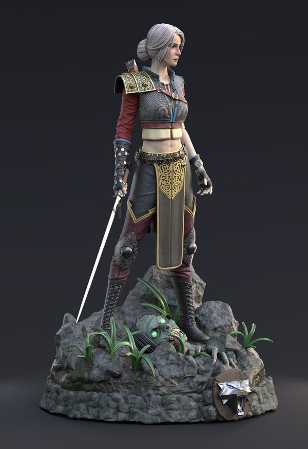 Ciri - The Witcher 3 - STL 3D Print Files – My Stl