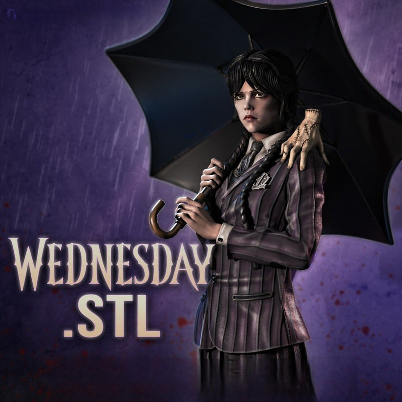 Wednesday Addams - Wednesday - STL 3D Print Files – My Stl