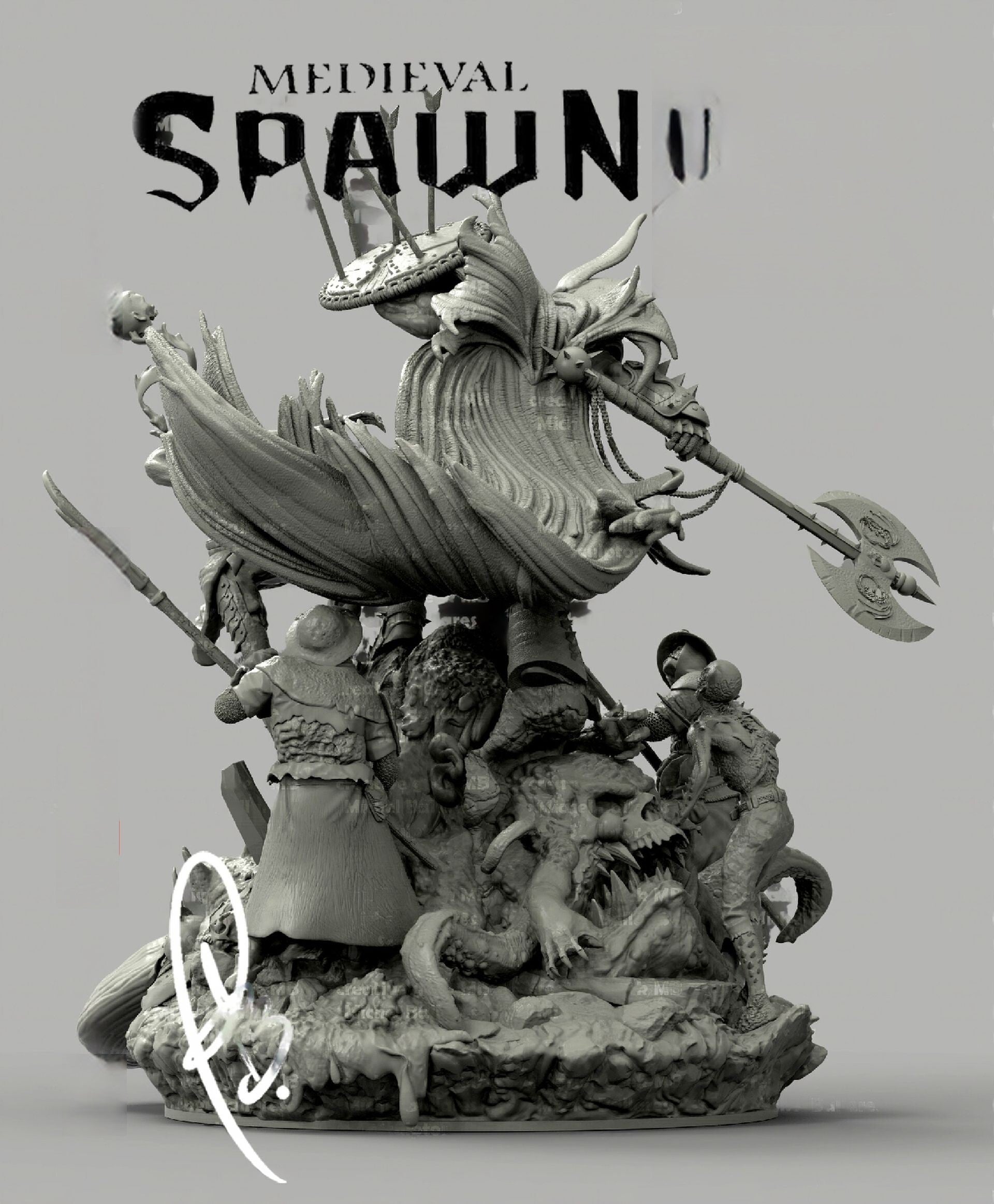 Medieval Spawn - STL 3D Print Files – My Stl