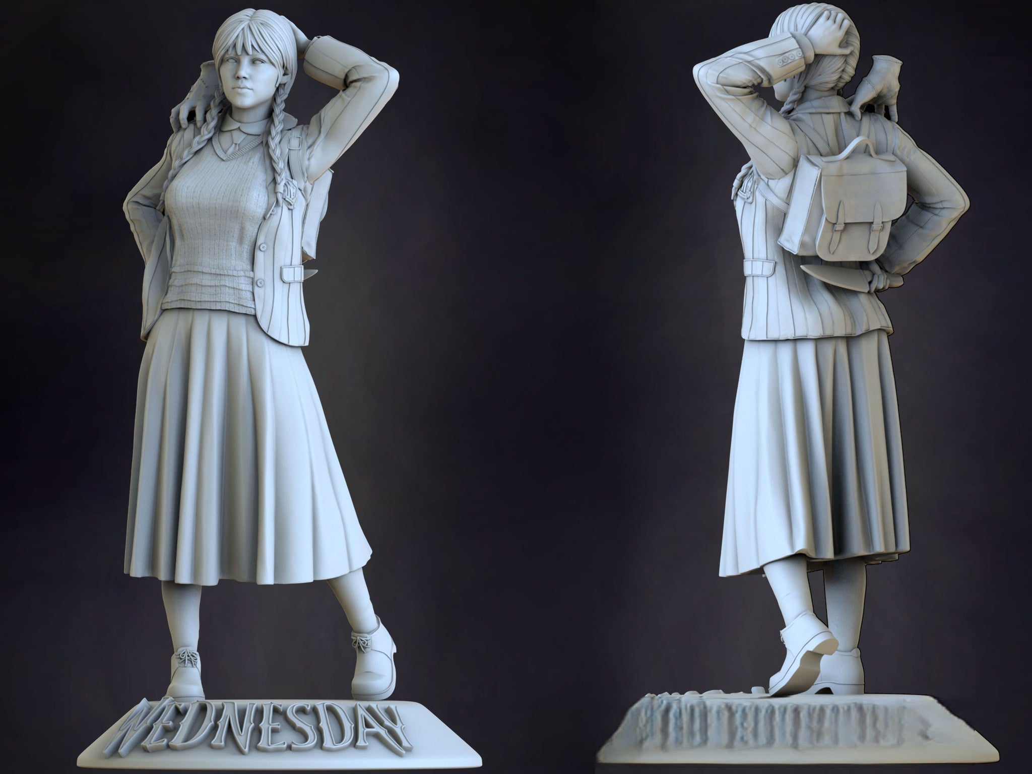 Wednesday Addams NSFW - STL 3D Print Files – My Stl