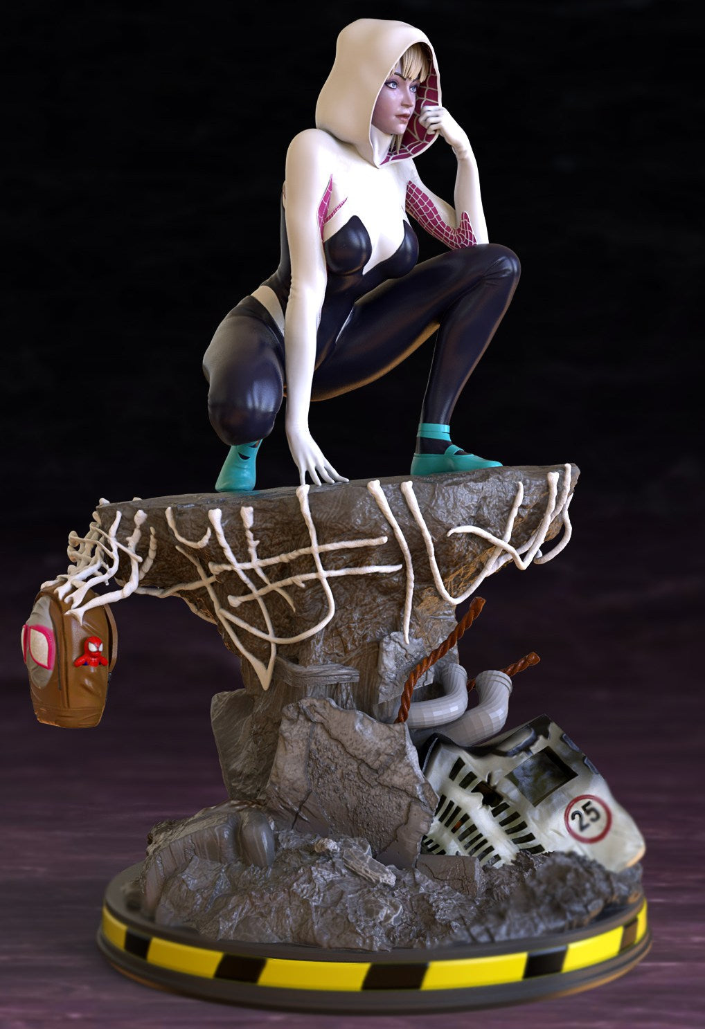 1330 Spider Gwen Nsfw Stl 3d Print Files My Stl