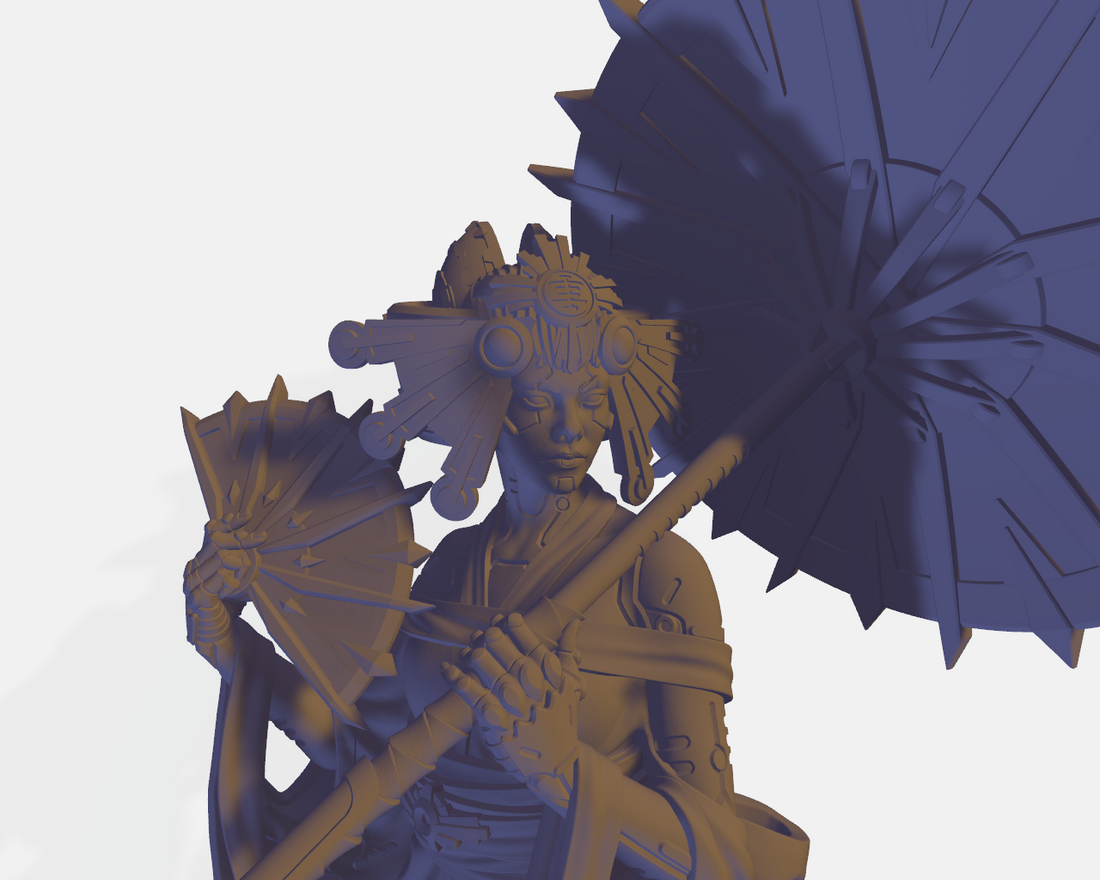 Cyber Geisha - STL 3D Print Files – My Stl