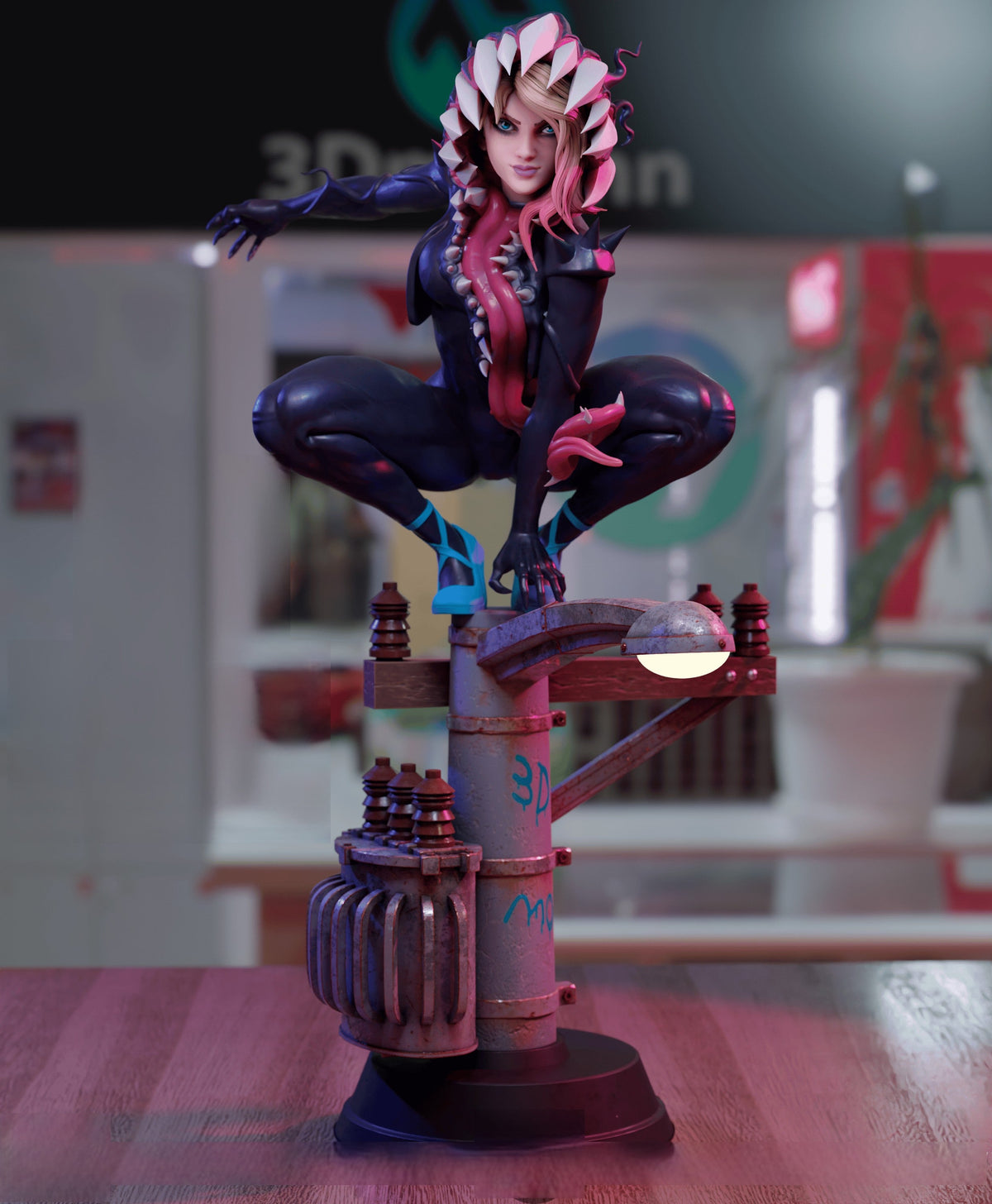 Spider Gwen Nsfw Venom Gwen Stl 3d Print Files My Stl