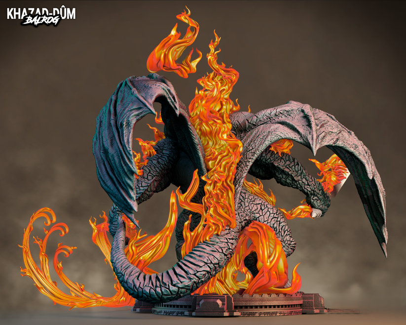 Balrog - The Lord of the Rings - STL 3D Print Files – My Stl