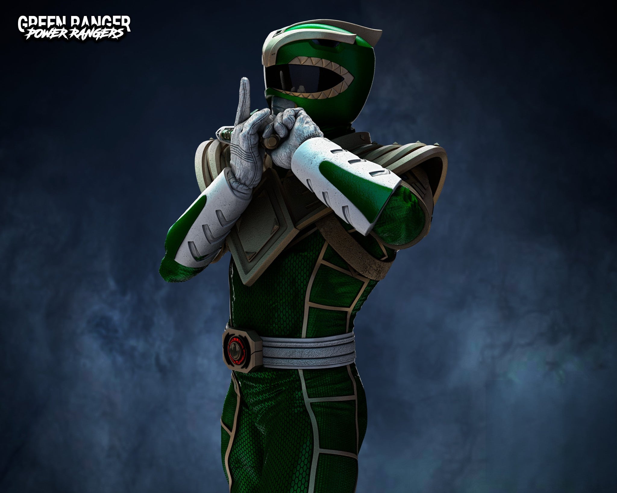 Green Ranger - Power Ranger - STL 3D Print Files – My Stl