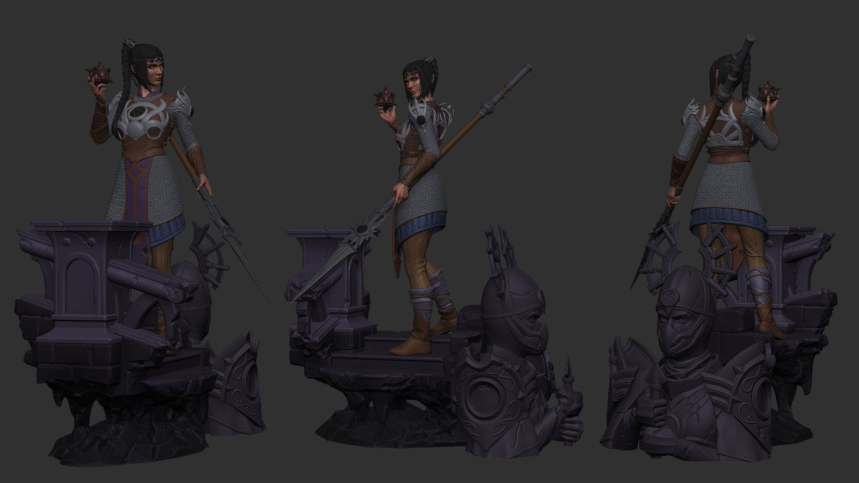 Shadowheart - Baldurs Gate 3 - STL 3D Print Files – My Stl