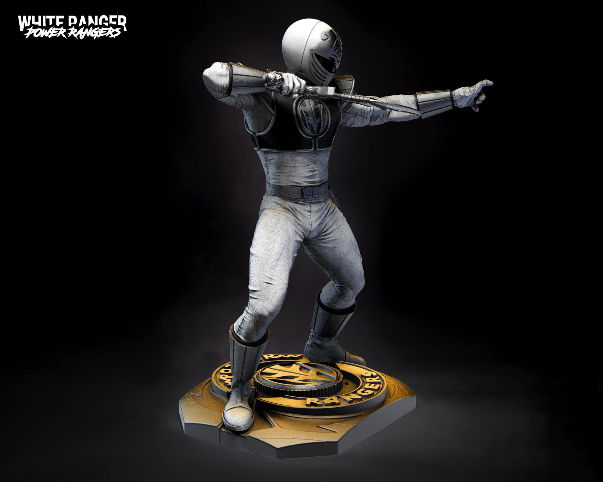 White Ranger - Power Ranger - STL 3D Print Files – My Stl