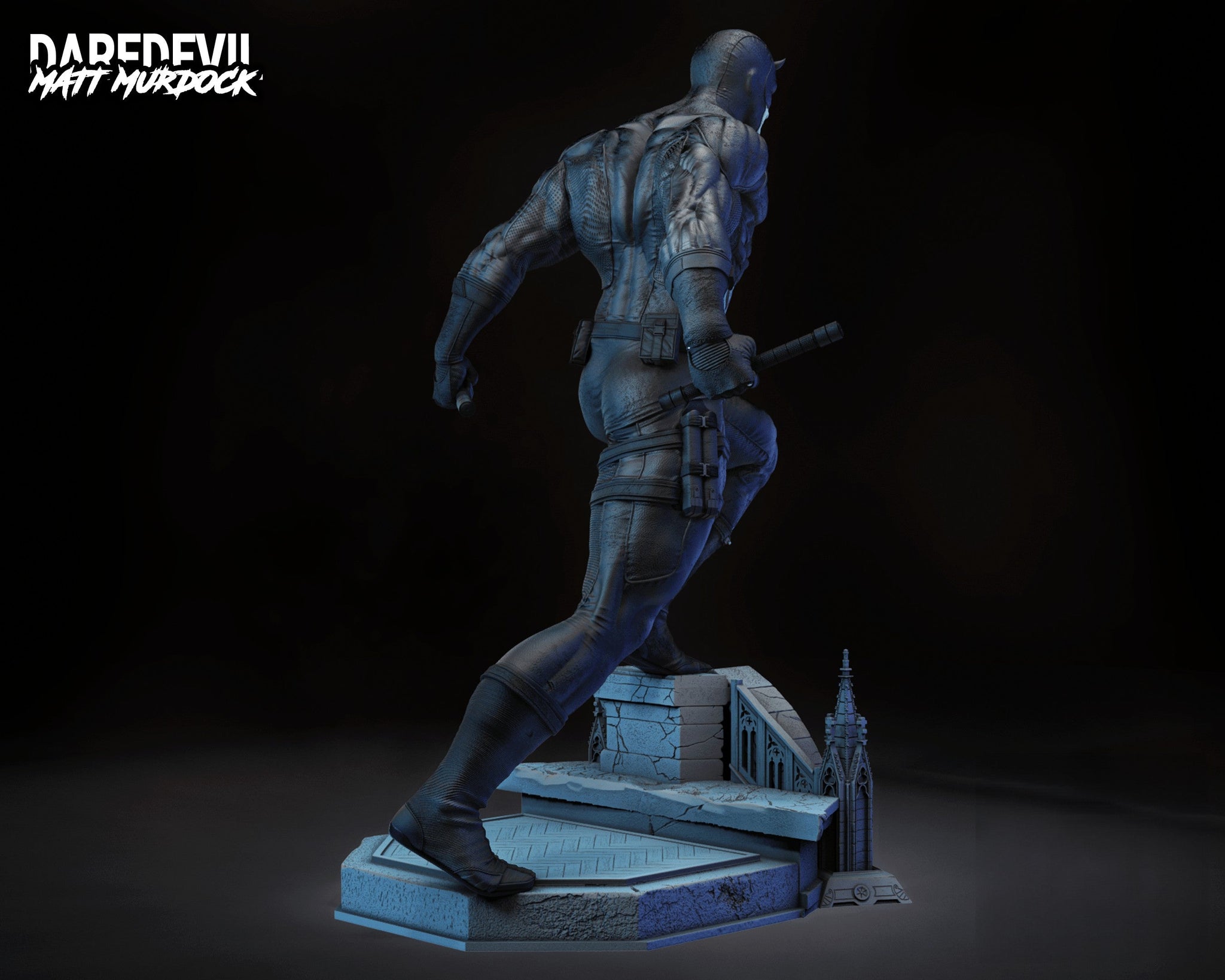 Daredevil Sculpture & Bust - Marvel Comics - STL 3D Print Files – My Stl