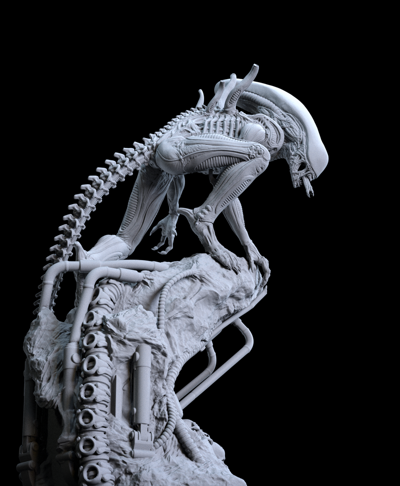 Alien Statue - STL 3D Print Files – My Stl